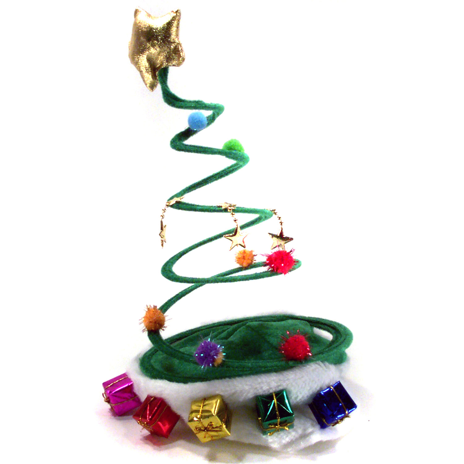 Christmas Tree Hat with Coil Spring: Rebecca's Toys & Prizes