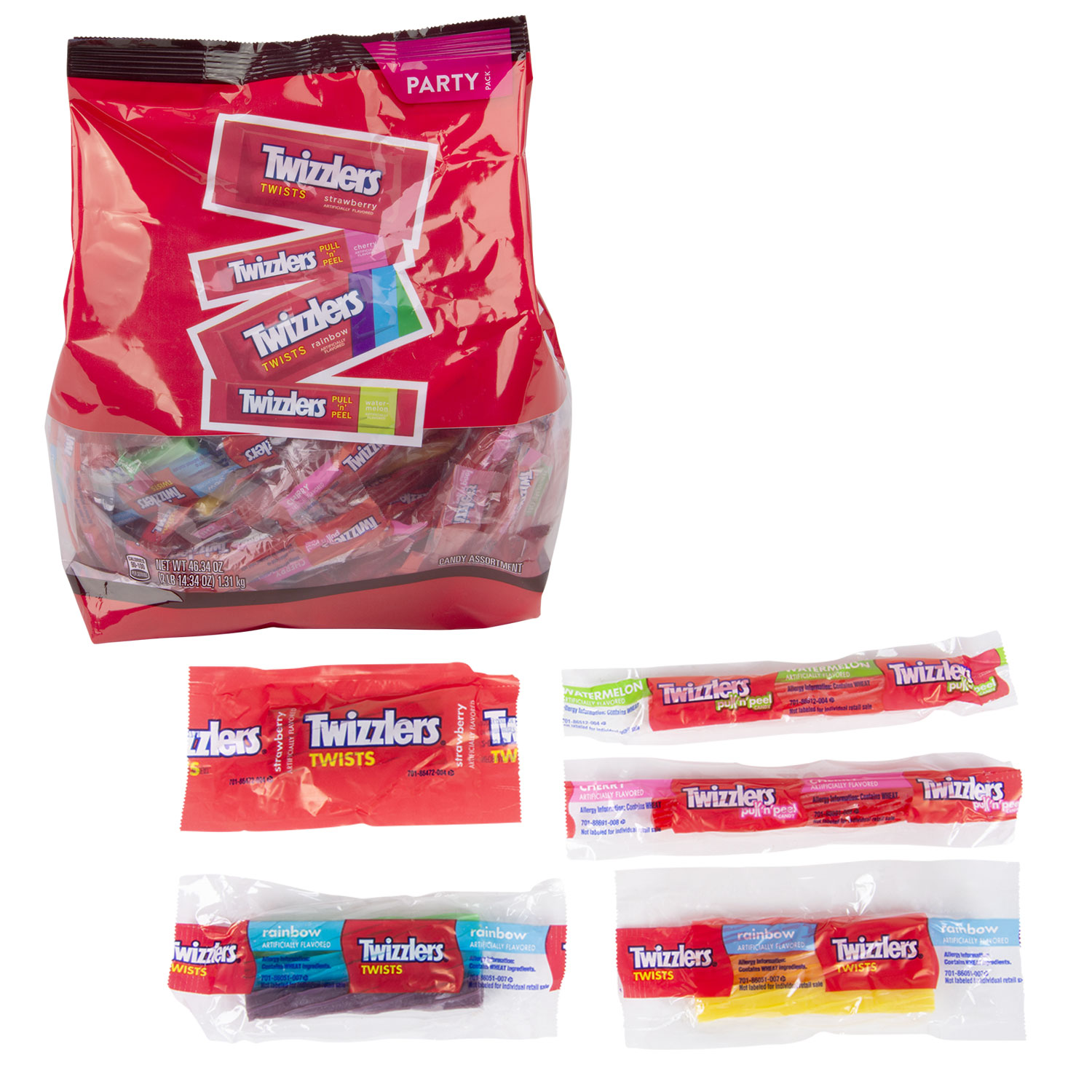 Twizzlers Party Bag Assortment - 109 Count: Rebecca's Toys & Prizes