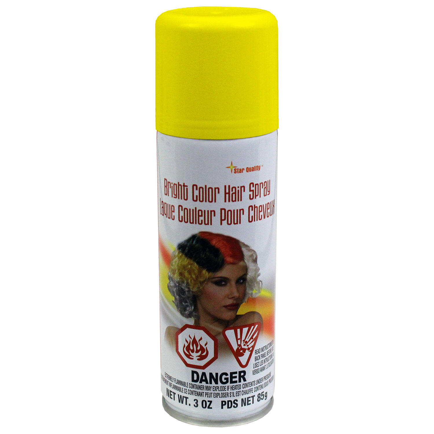 Colored Hair Spray - 3 Ounce - Yellow: Rebecca's Toys & Prizes