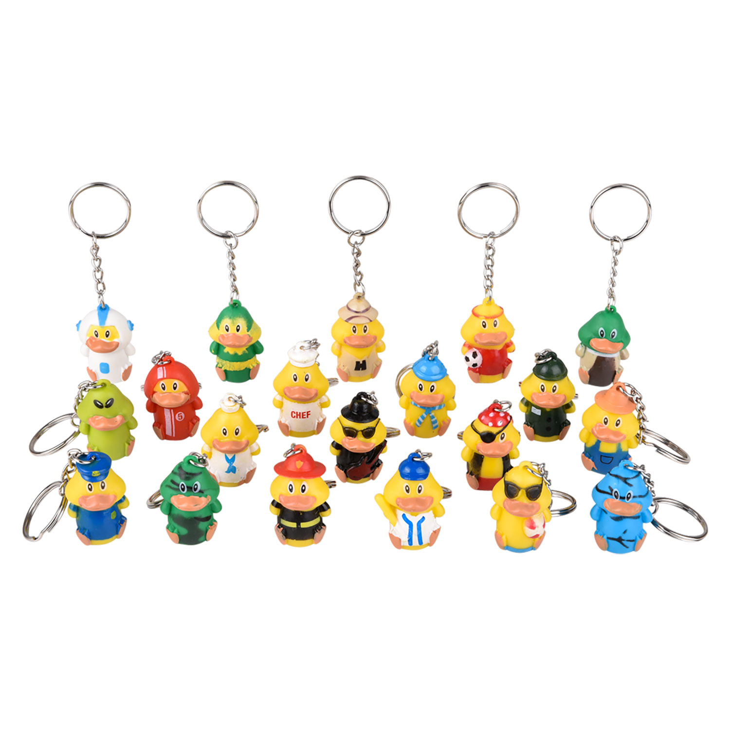Ducky Keychains - 20 Count: Rebecca's Toys & Prizes