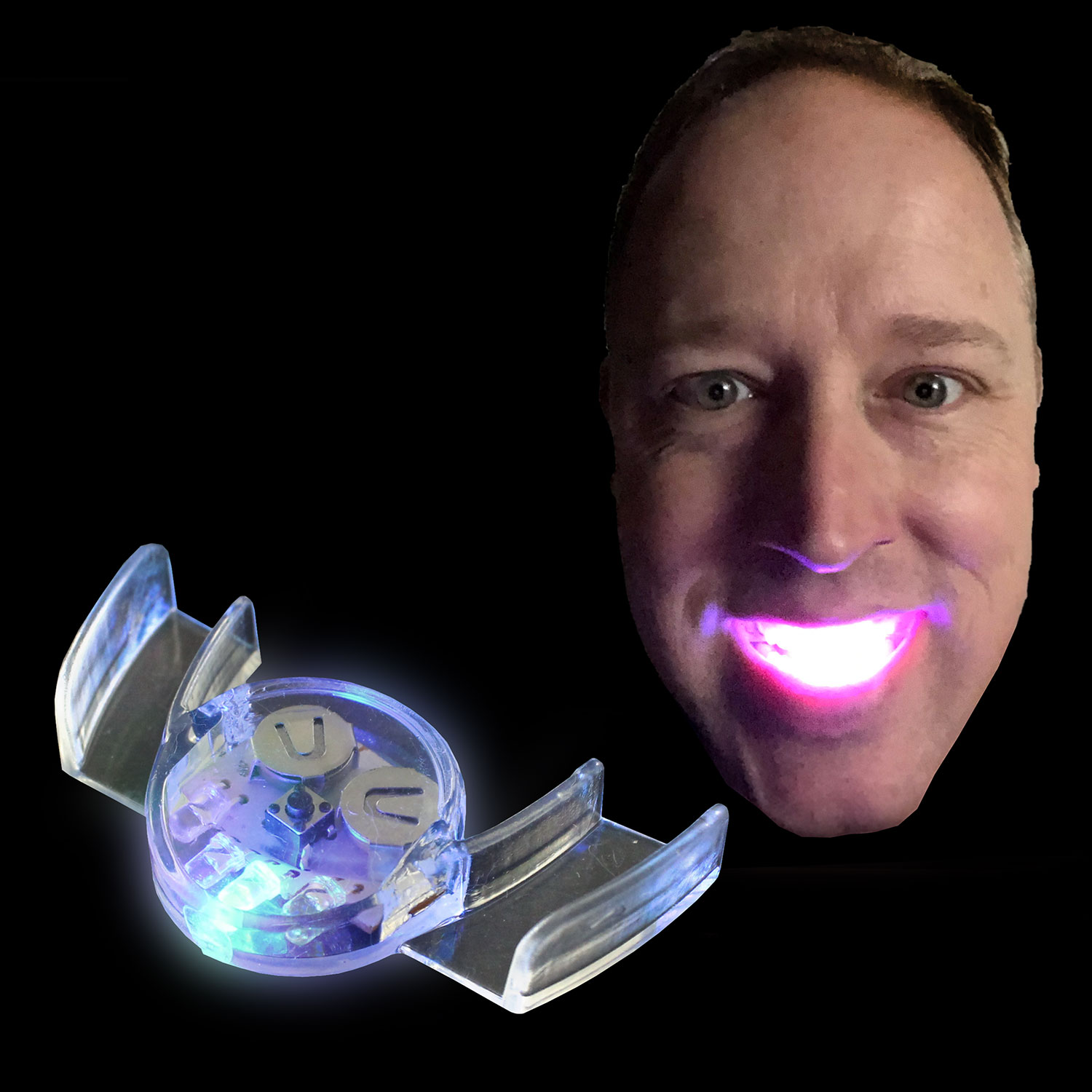 Flashing LED Mouthpiece Grill: Rebecca's Toys & Prizes