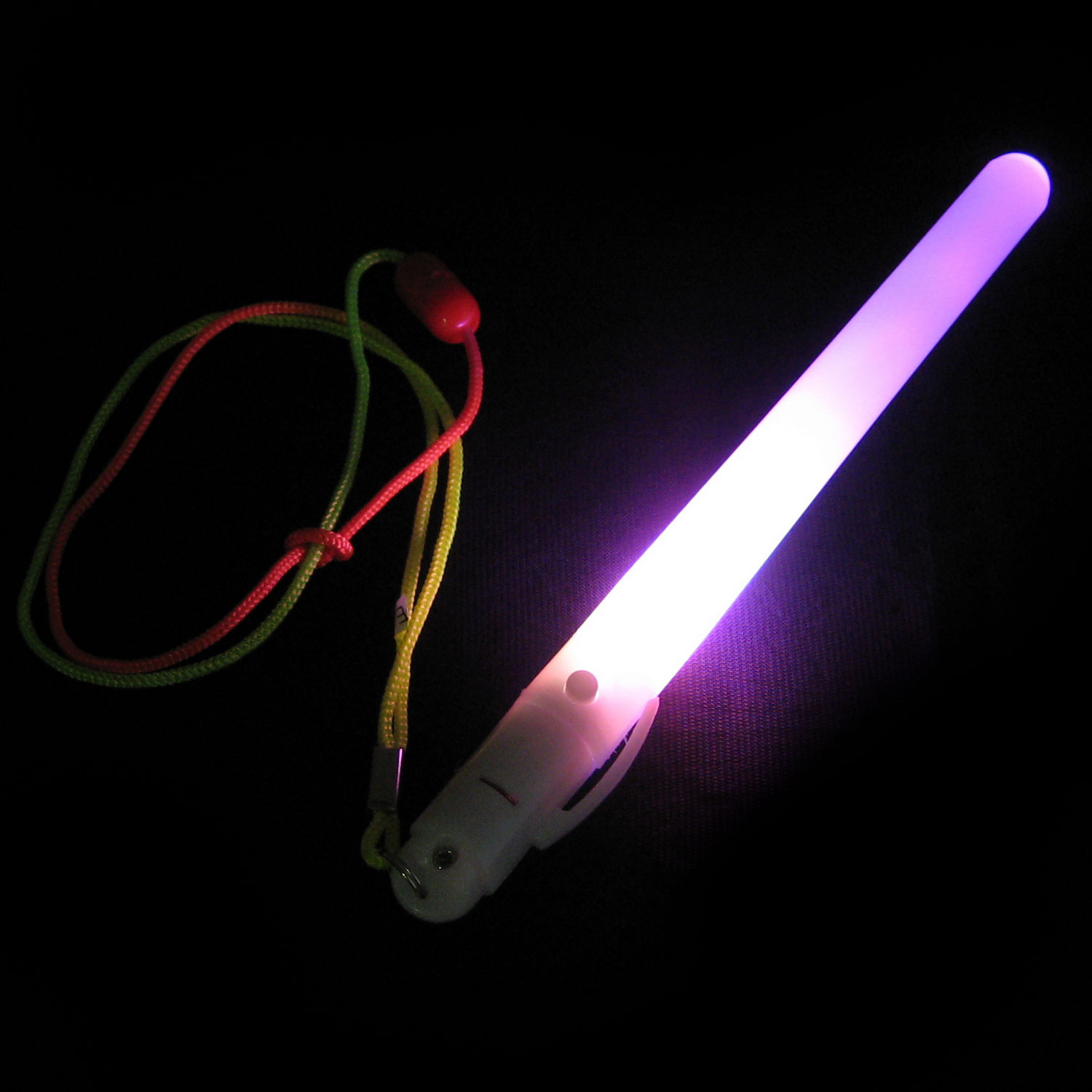 Glowing LED Wands with Lanyard - 6 Function - 12 Count: Rebecca's Toys ...