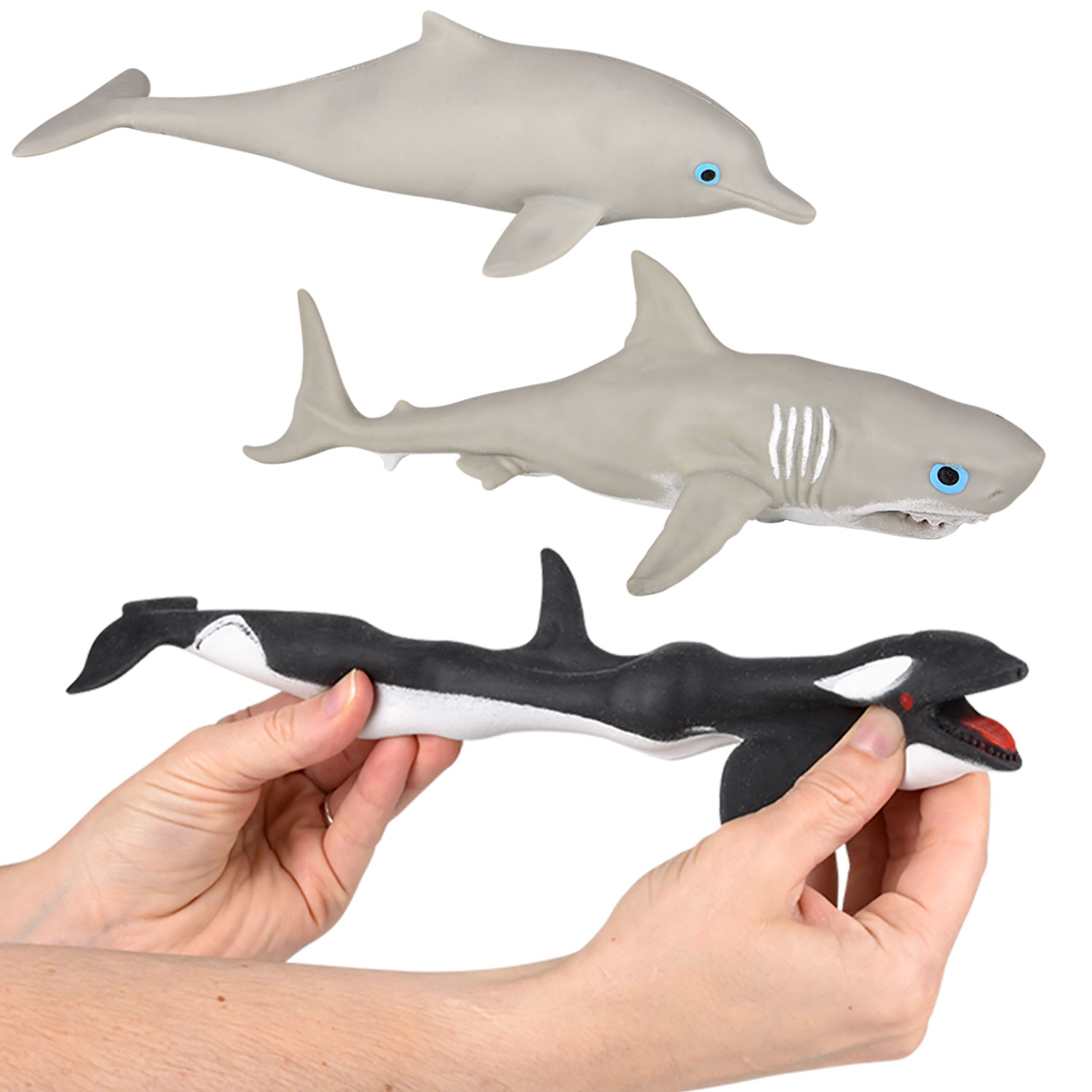Stretchy Sand Sea Life - 8 Inch - 12 Count: Rebecca's Toys & Prizes