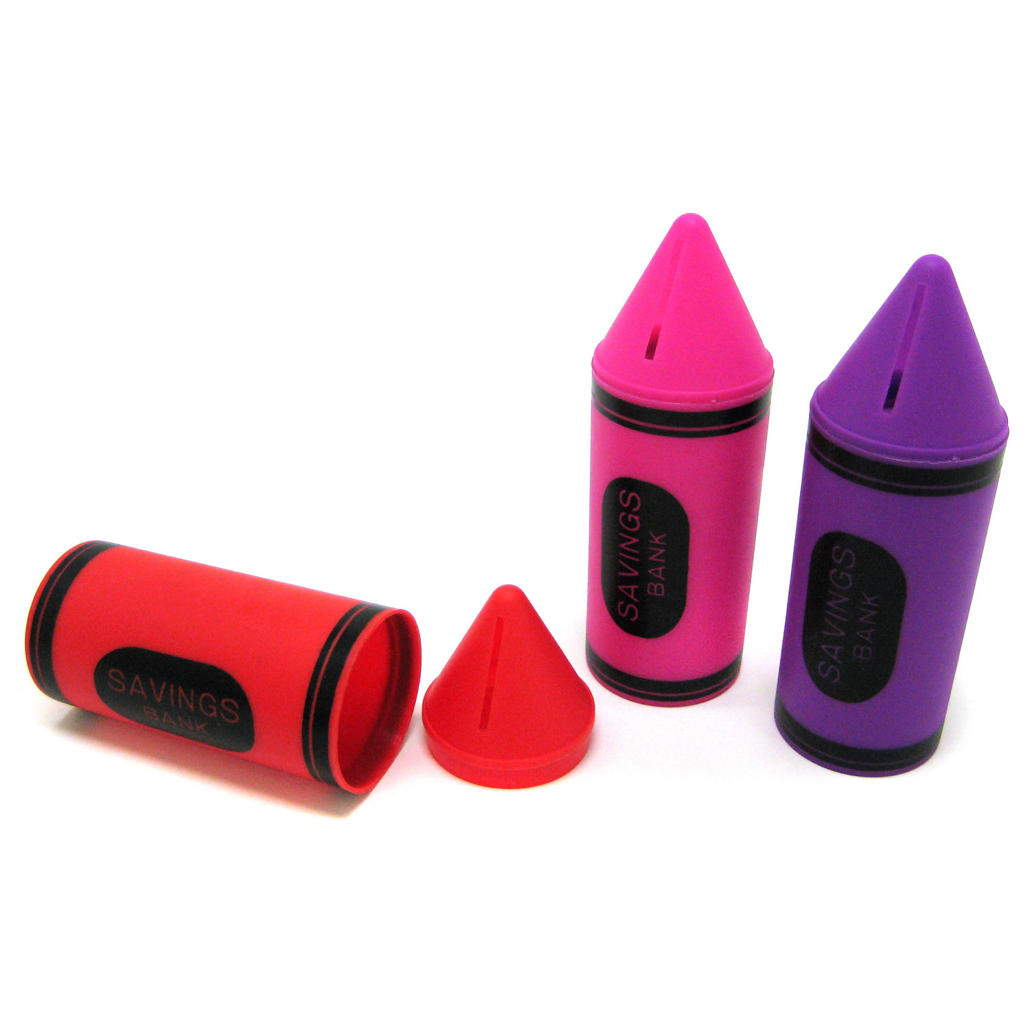 Crayon Banks - 12 Count: Rebecca's Toys & Prizes