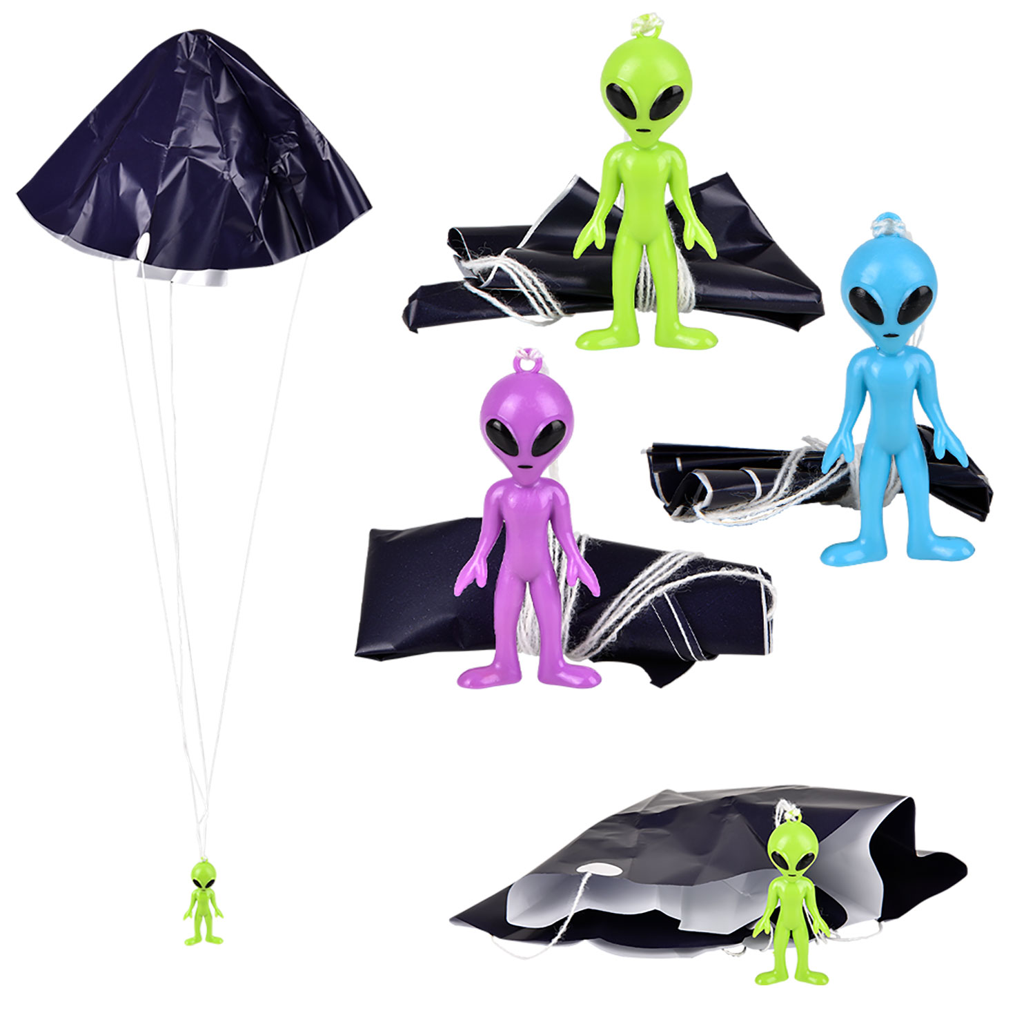 Alien Paratroopers - 36 Count: Rebecca's Toys & Prizes
