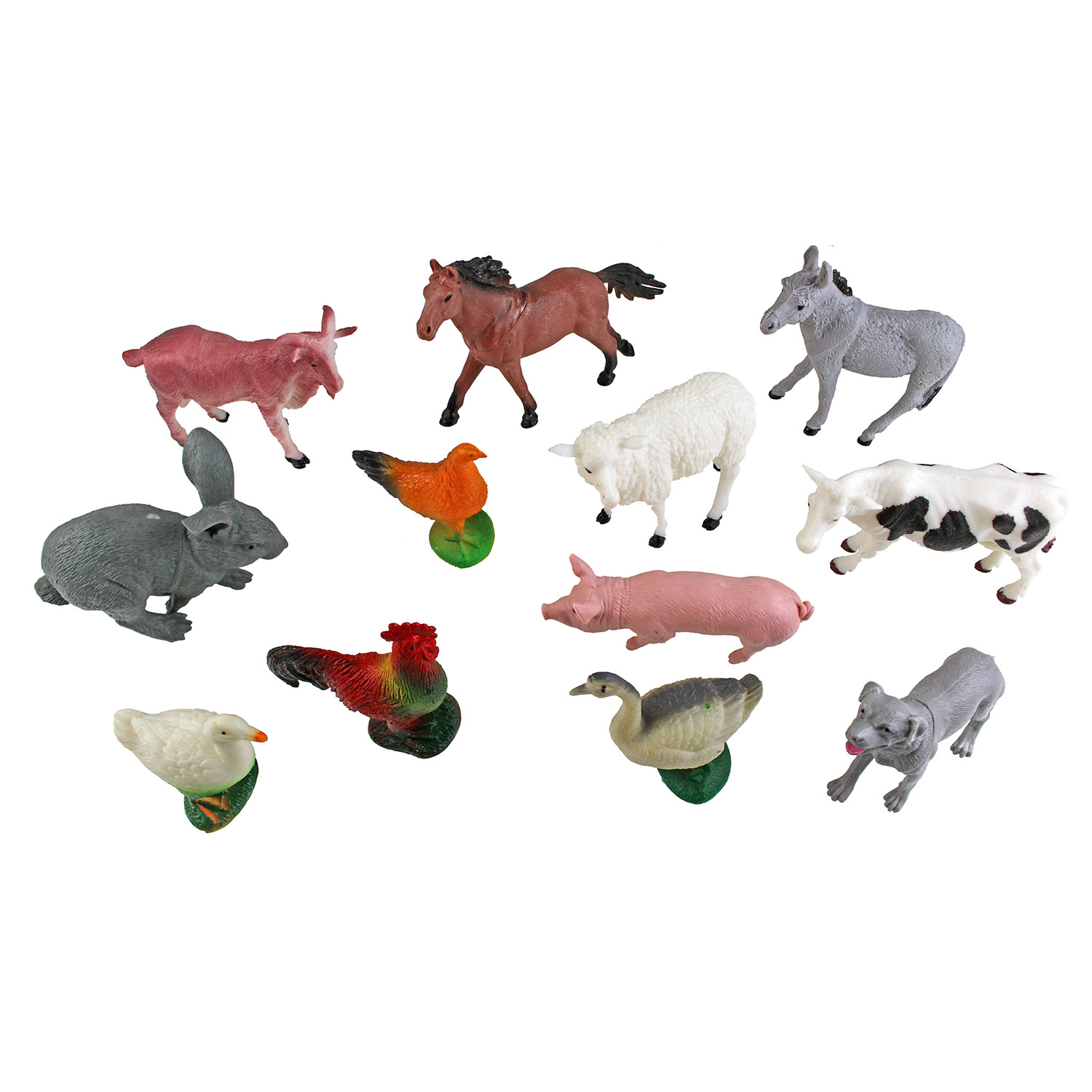 Assorted Farm Animals - 5-7 Inch - 12 Count: Rebecca's Toys & Prizes