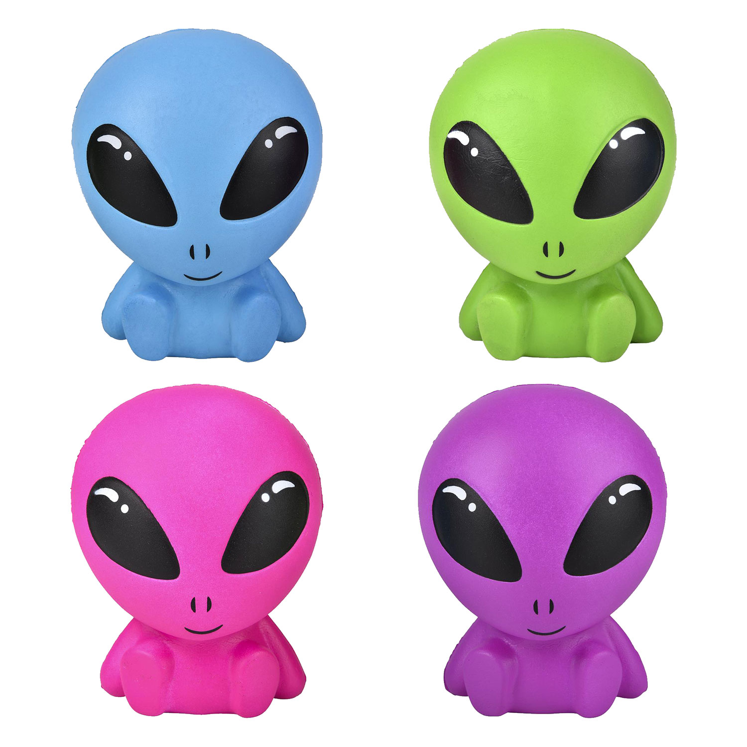Squish Alien - 4 1/2 Inch - Assorted Colors: Rebecca's Toys & Prizes