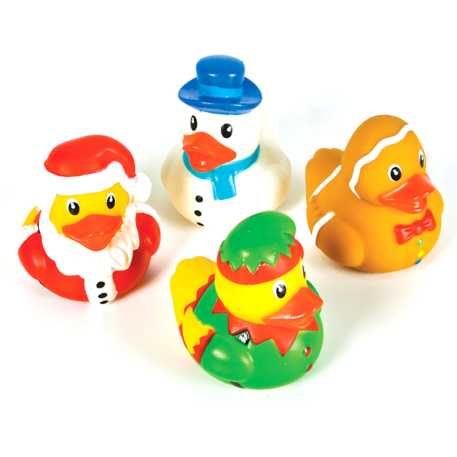 Holiday Rubber Ducks - 2 1/2 Inch - 12 Count: Rebecca's Toys & Prizes