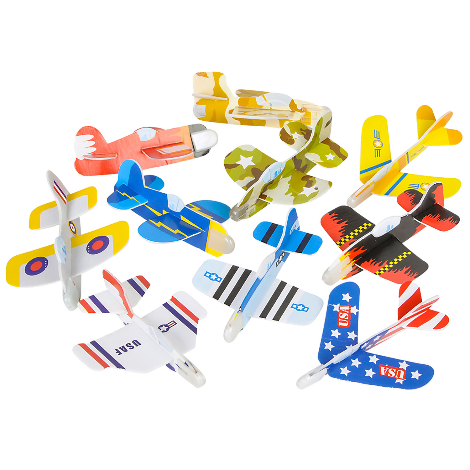 Mini Foam Glider Planes - 72 Count: Rebecca's Toys & Prizes