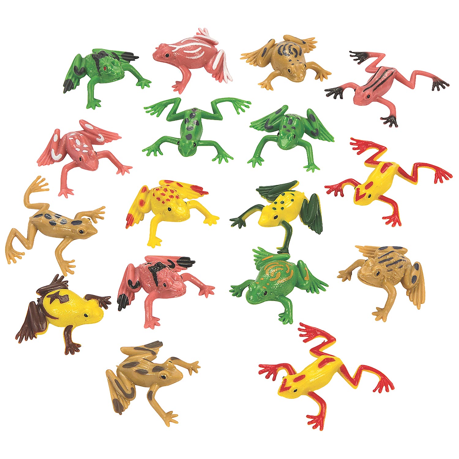 Mini Vinyl Frogs - 72 Count: Rebecca's Toys & Prizes