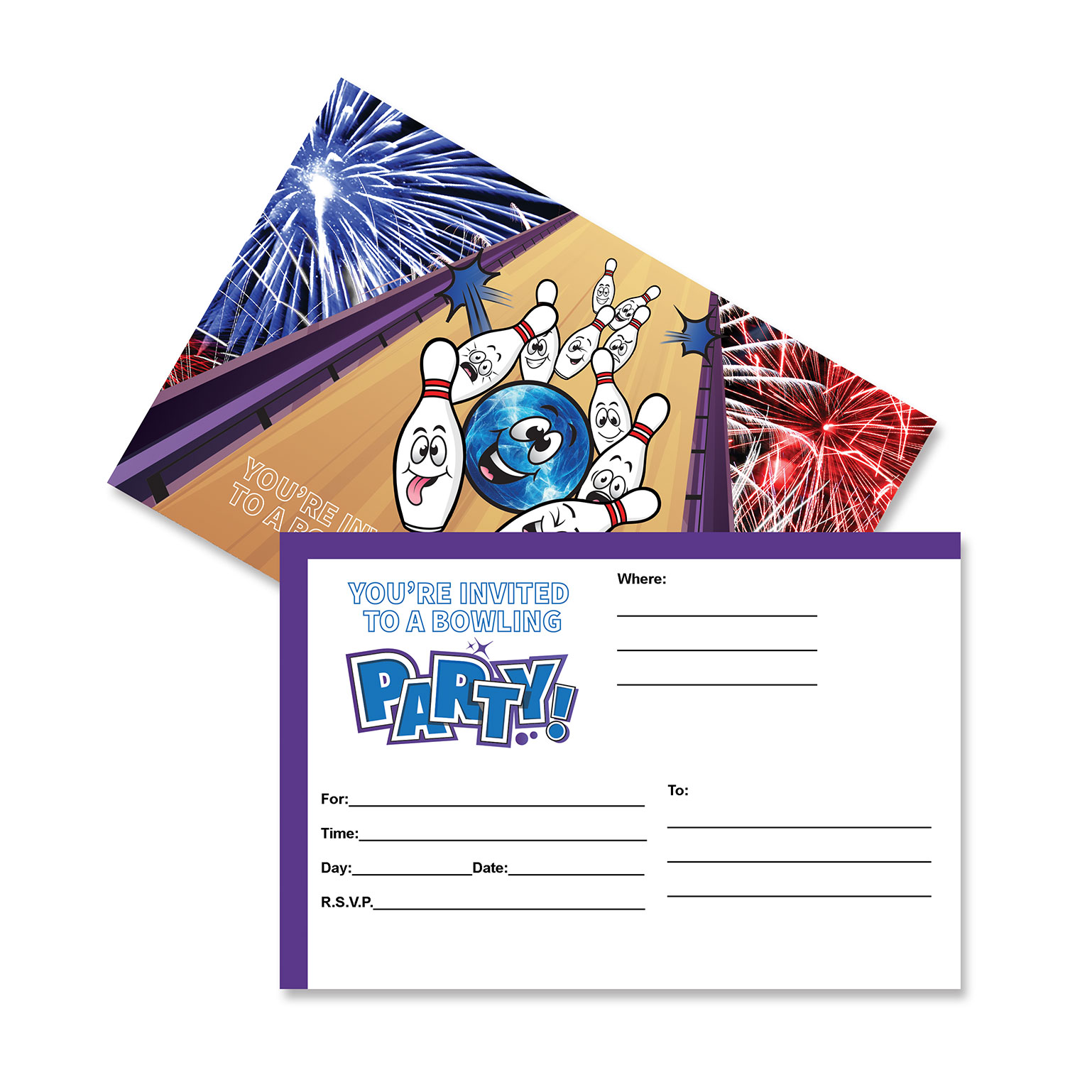 Party Lane Postcard Invitations - 1,000 Count: Rebecca's Toys & Prizes