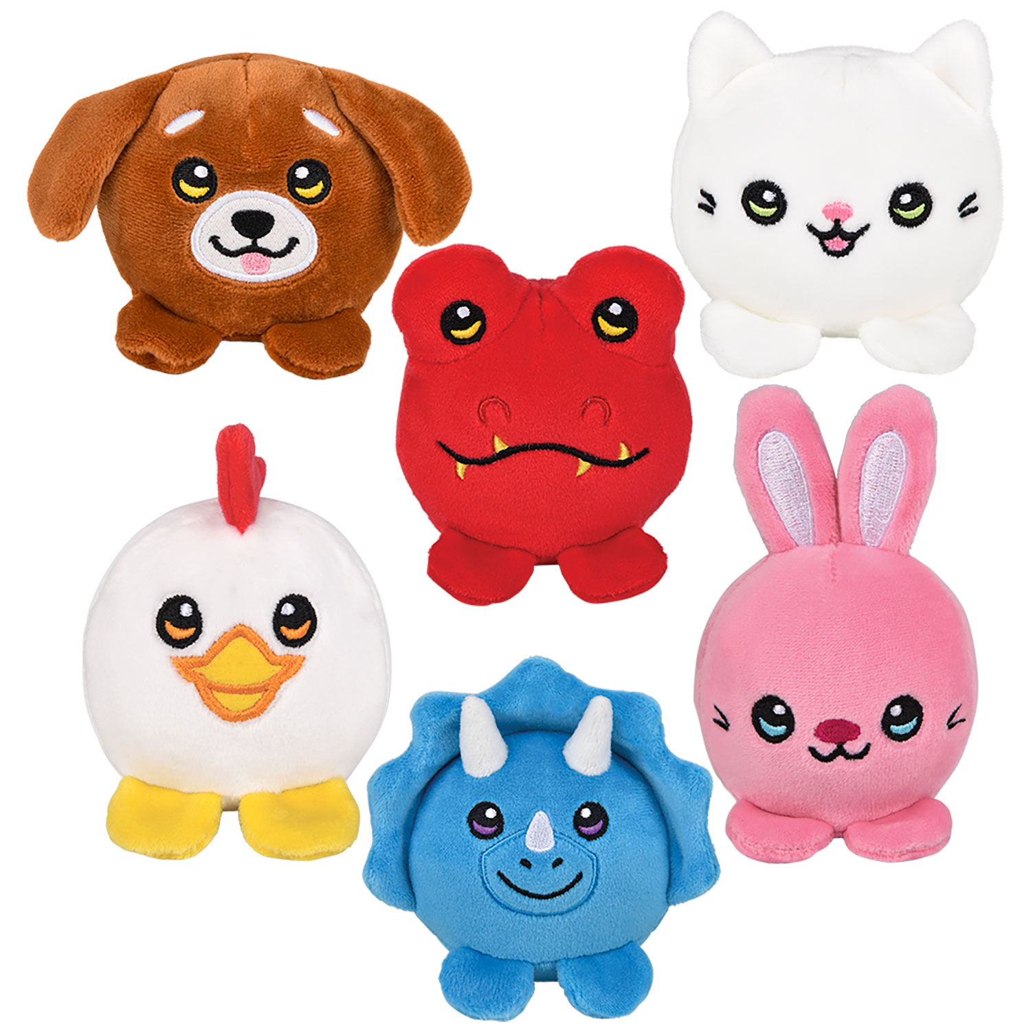 Plush Animal Tumble Tykes - 3 Inch - Assorted Designs: Rebecca's Toys ...