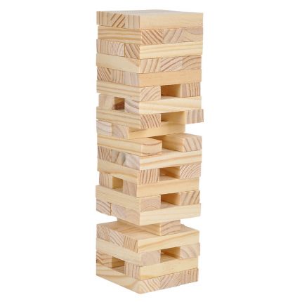 Wooden Tower Puzzle 48 Piece Set