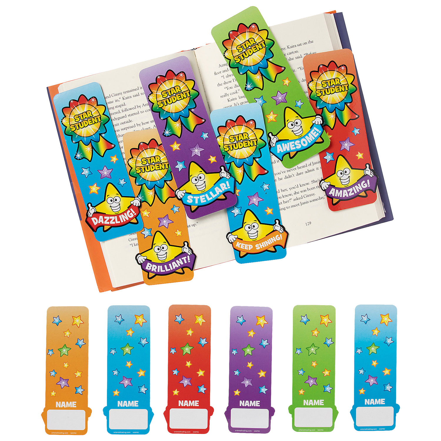 Star Student Bookmarks - 48 Count: Rebecca's Toys & Prizes