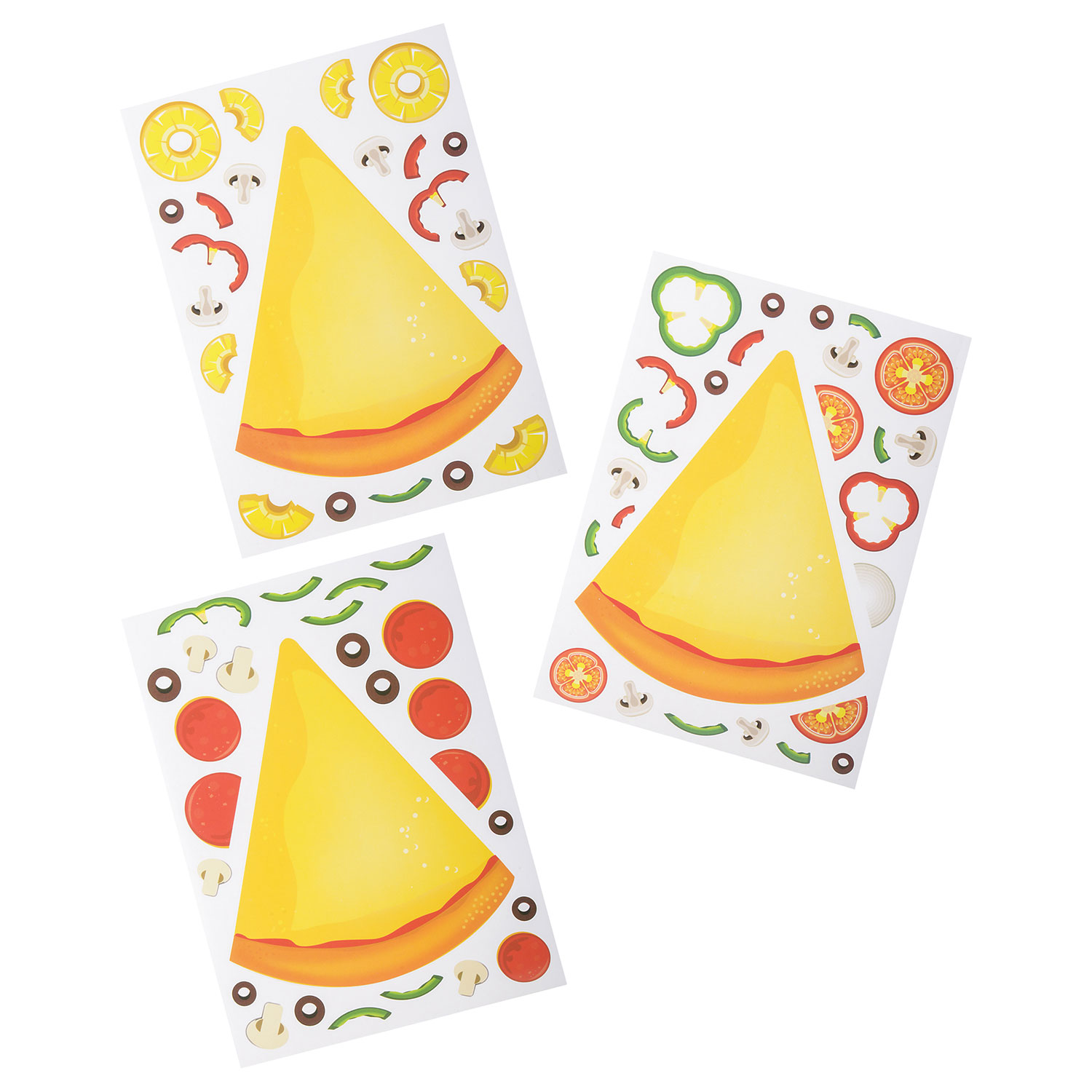 Pizza Sticker Set - 24 Count: Rebecca's Toys & Prizes