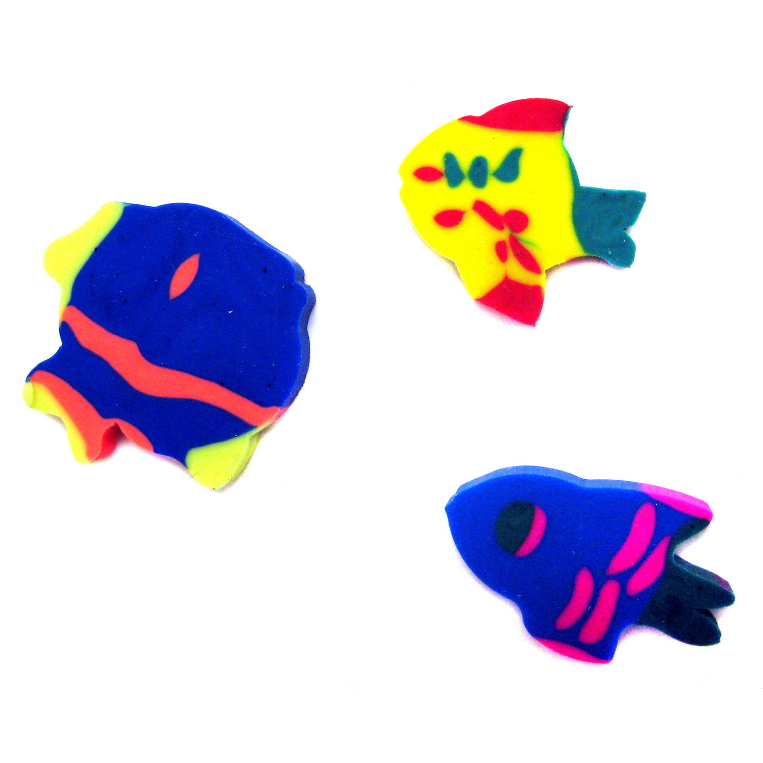Fish Erasers - 144 Count: Rebecca's Toys & Prizes