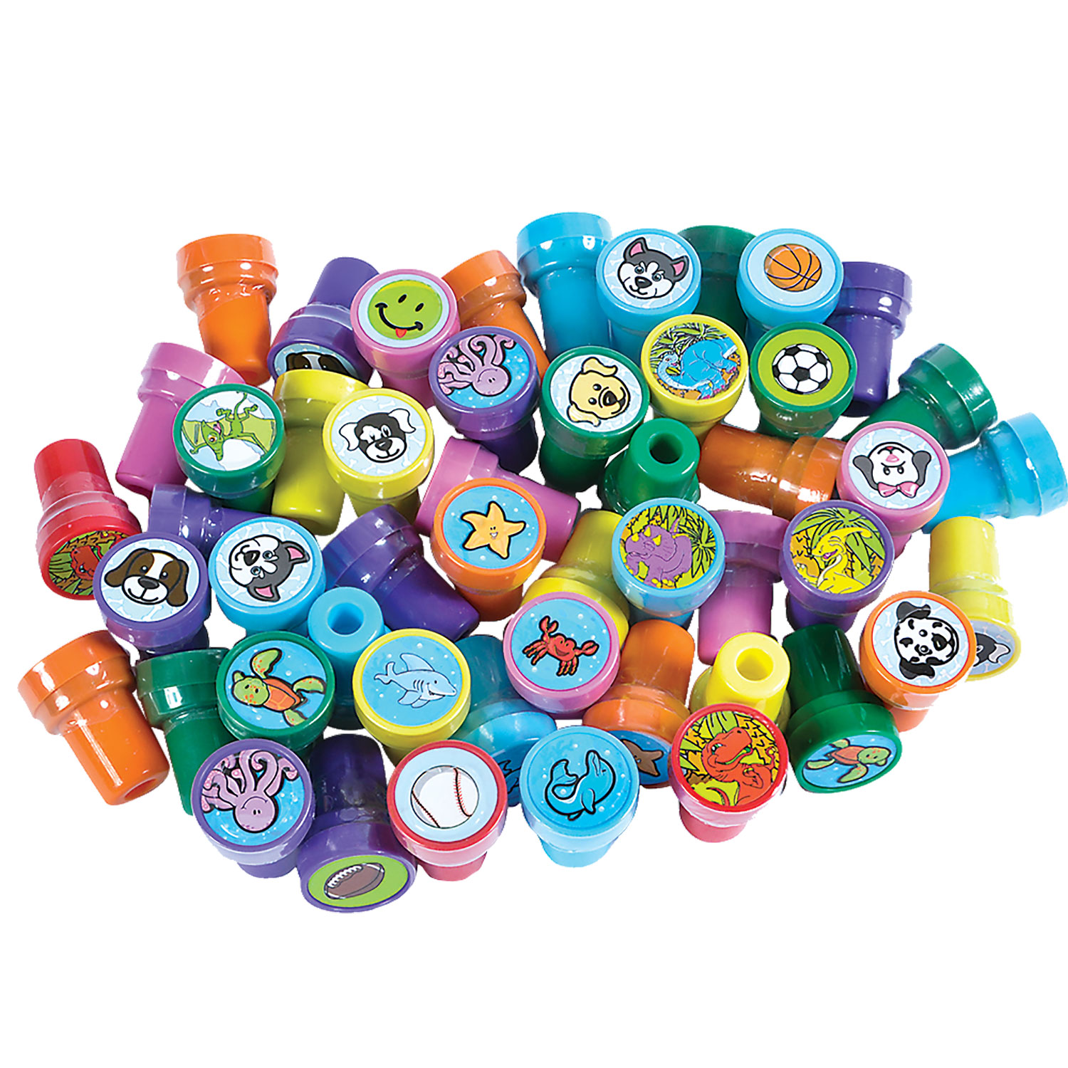 Plastic Stampers - 50 Count: Rebecca's Toys & Prizes